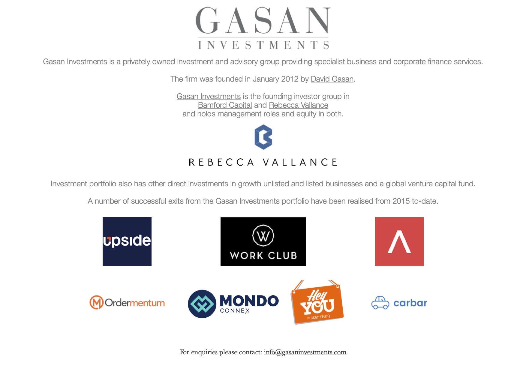 Gasan Investments